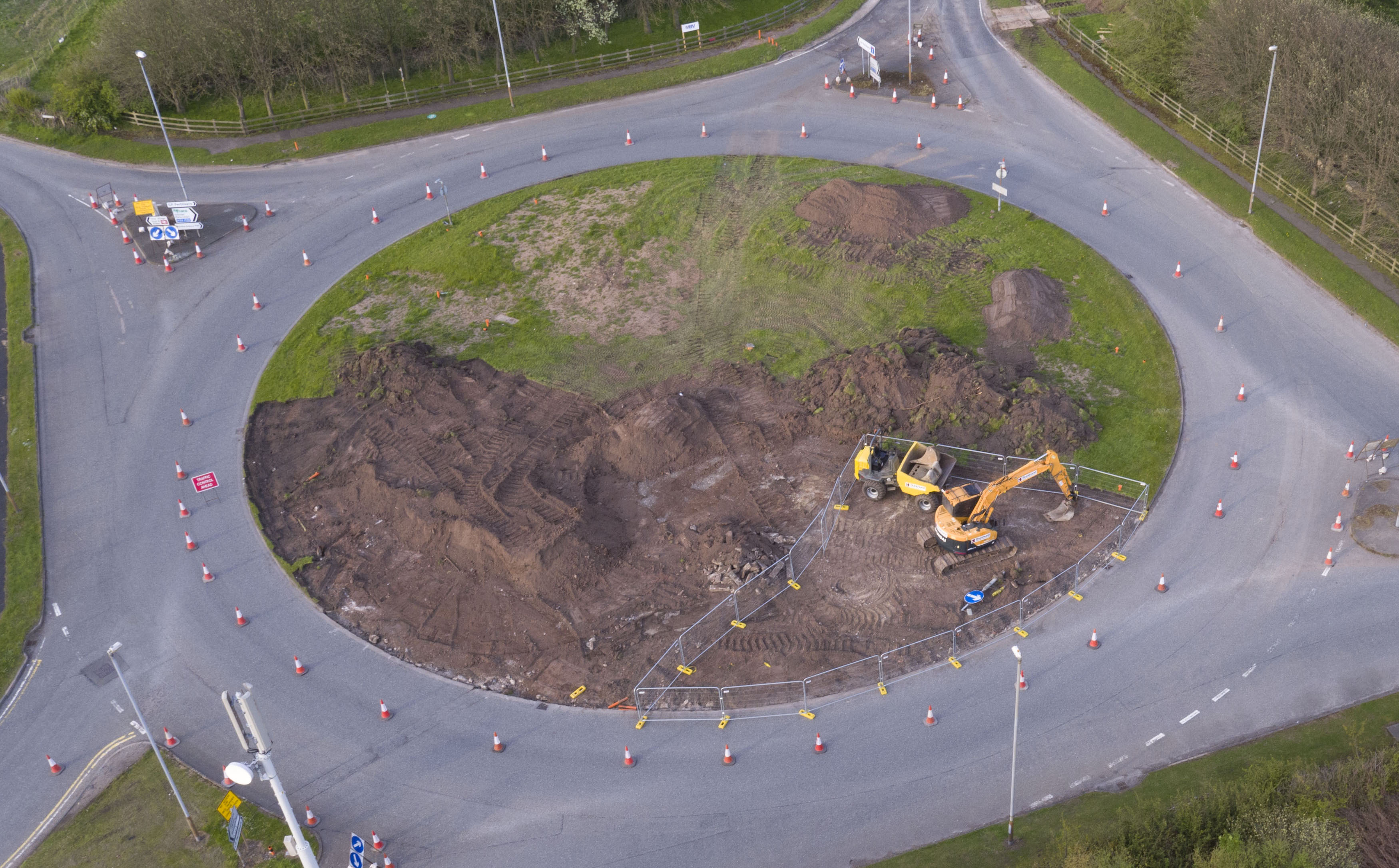 Aerial footage reveals progress at Protos